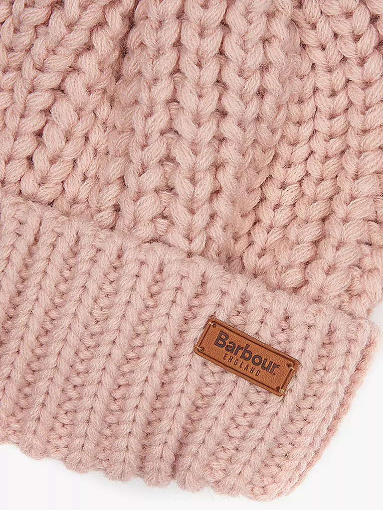 Barbour saltburn beanie pink store